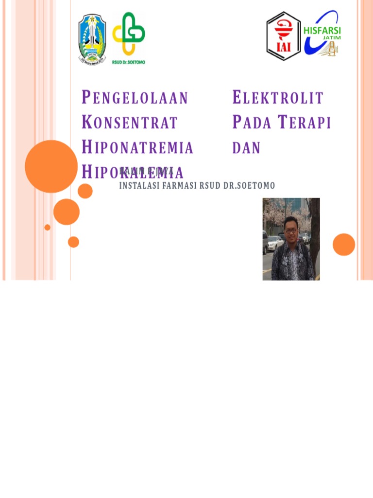Management of Electrolyte Concentration in the Treatment of ...