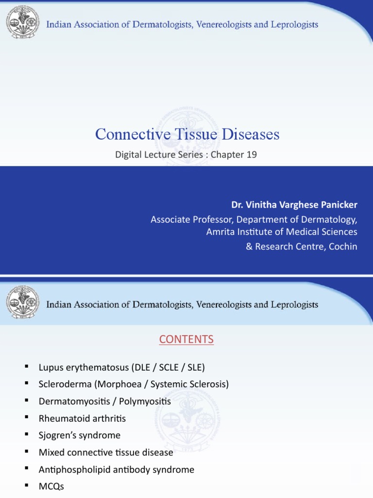 Overview of Connective Tissue Diseases | PDF | Immunology | Medical ...