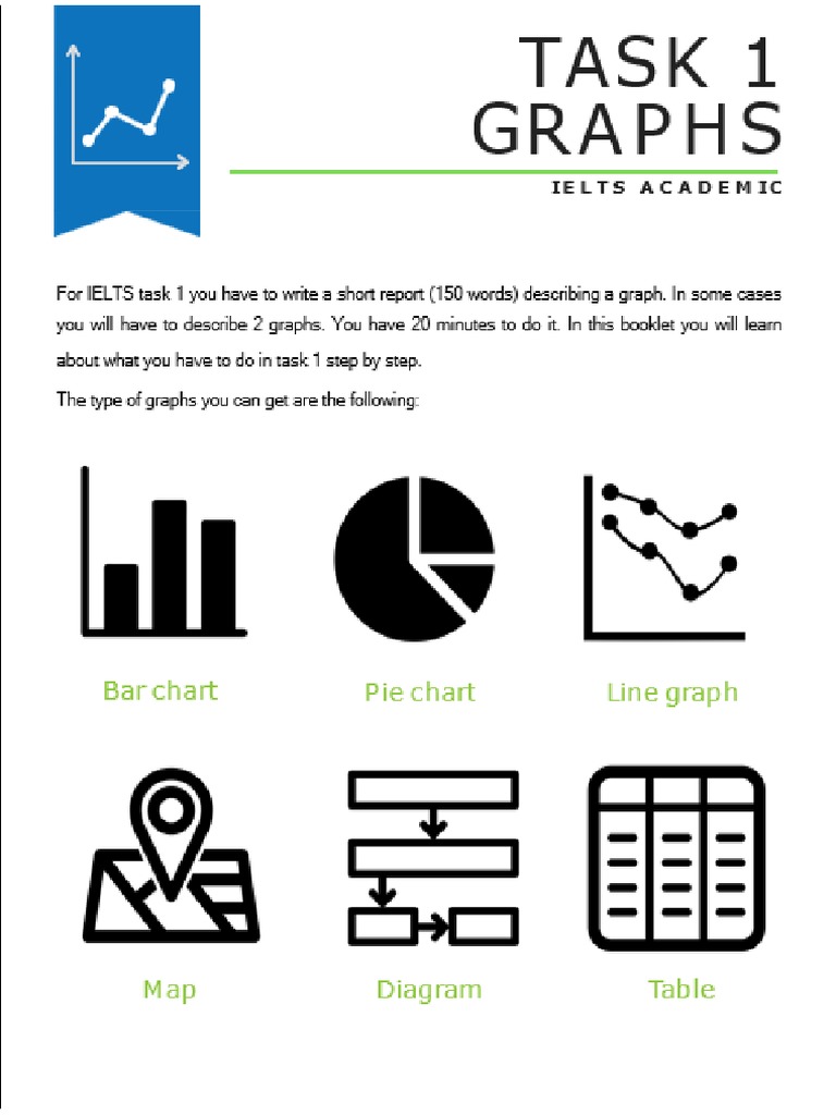 IELTS Task 1 Graph Writing Guide | PDF