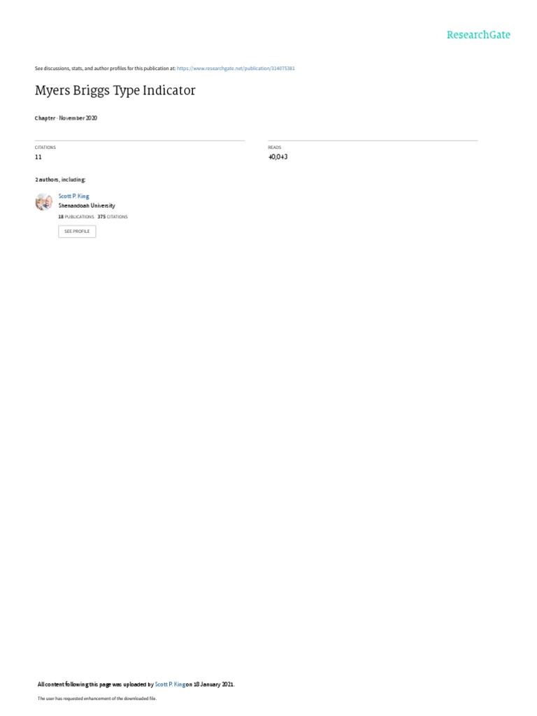Updated MBTIentryfordistribution | PDF | Extraversion And Introversion | Behavioural Sciences