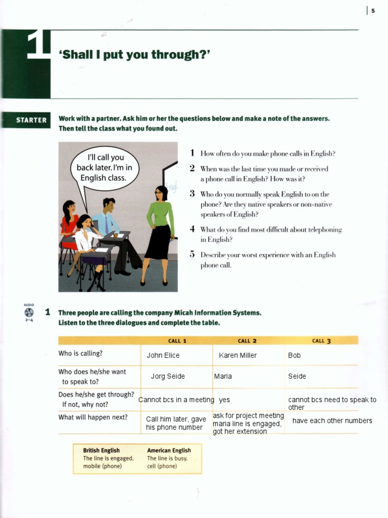 English Telephoning Skills Guide | PDF | Telephone | English Language