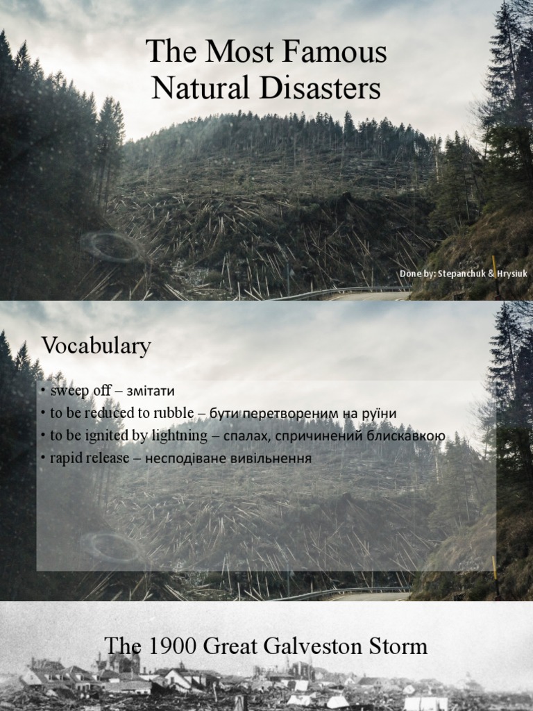 Famous Natural Disasters | PDF