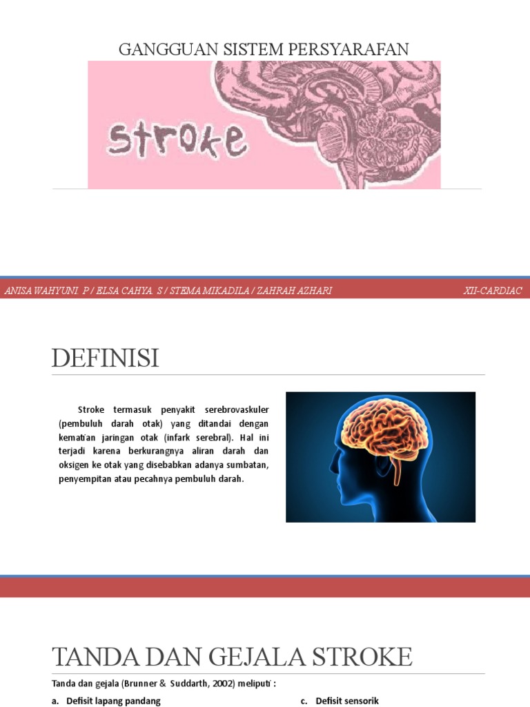 Gejala, Jenis, dan Pengobatan Stroke | PDF