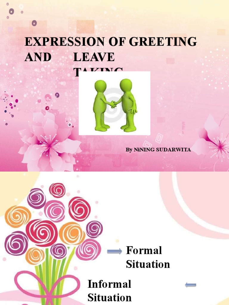 Greetings and Leave-Taking Expressions | PDF | Self-Improvement