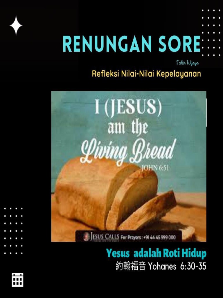 Yesus Adalah Roti Hidup | PDF