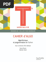 Cahier D'algorithmique Et Programmation 2de | PDF