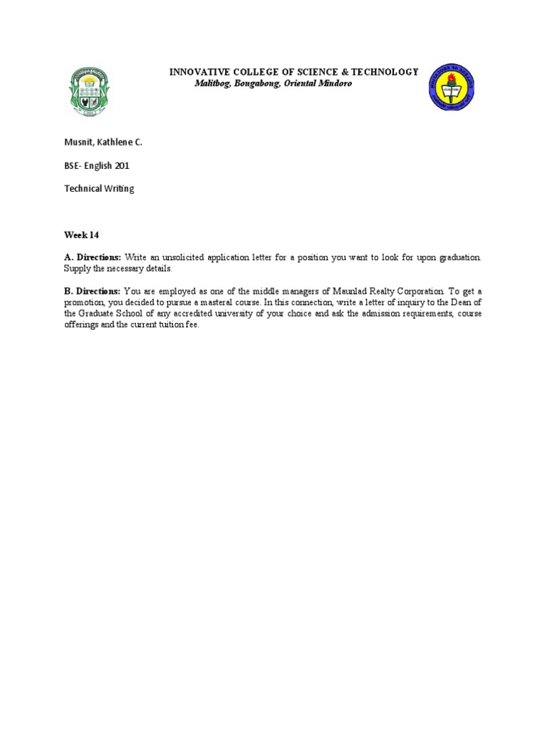 Kathlene C. Musnit (Week 14) | PDF | Teachers | Bachelor's Degree