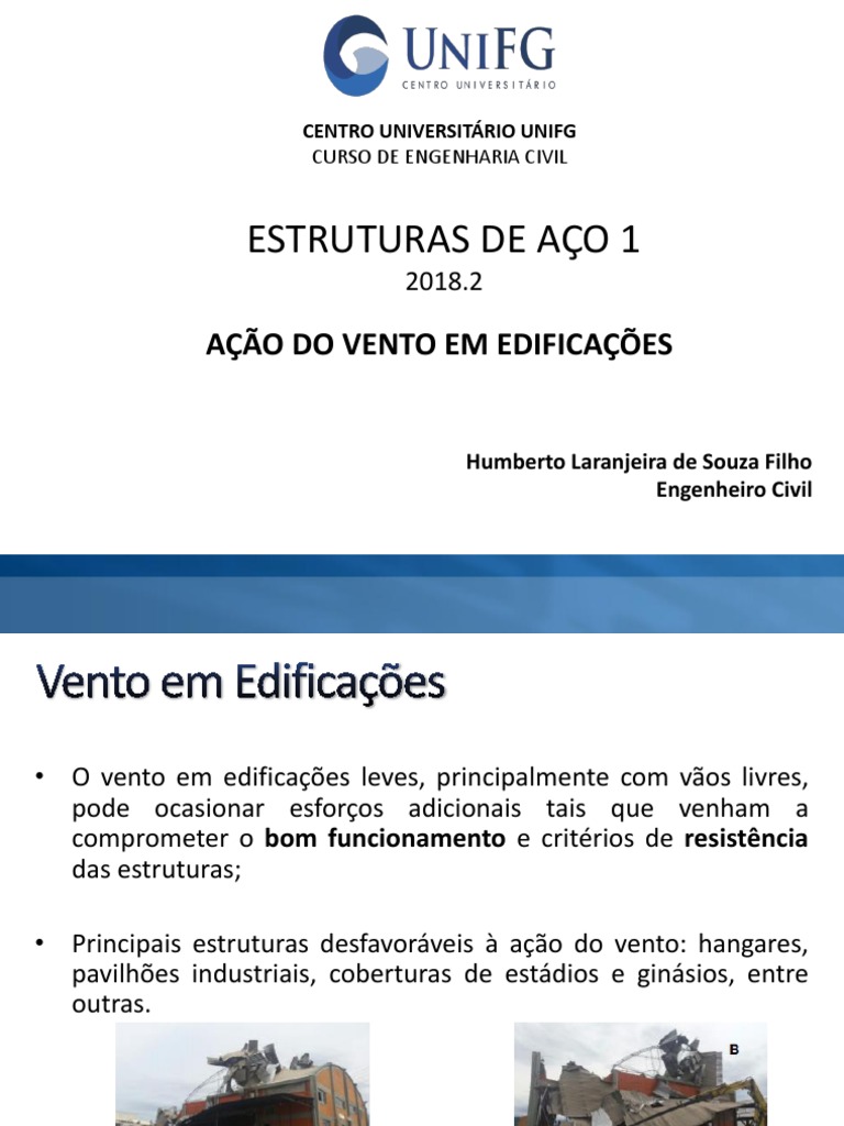 Efeitos do Vento em Estruturas de Aço | PDF | Ferimento | Pressão