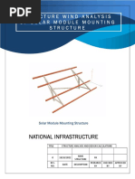 Module Mounting Structure Design Calculation | PDF | Solar Panel ...