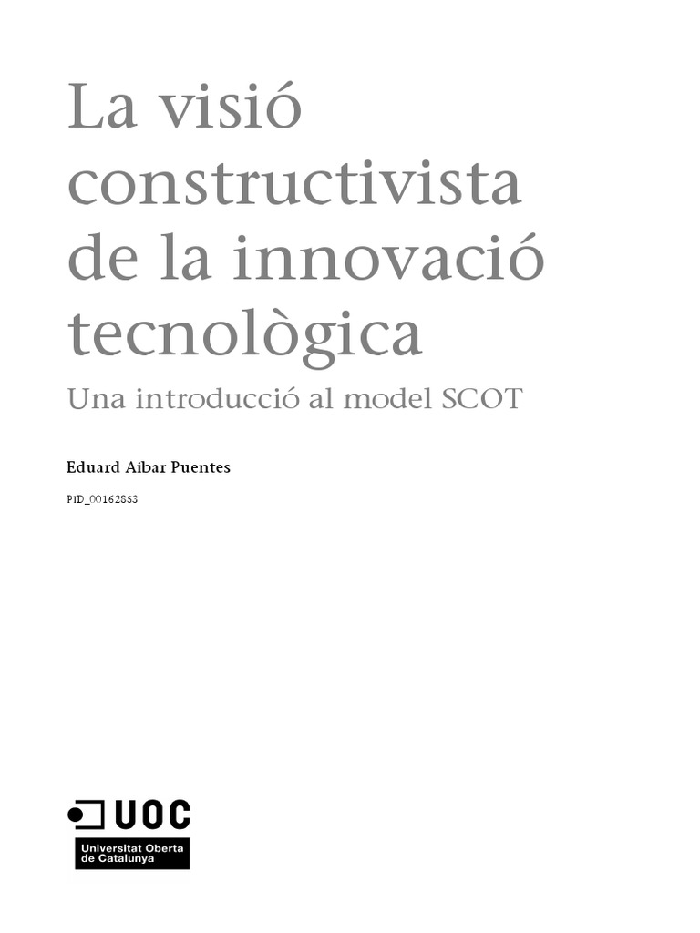 La Visio Constructivista de La Tecnologia | PDF