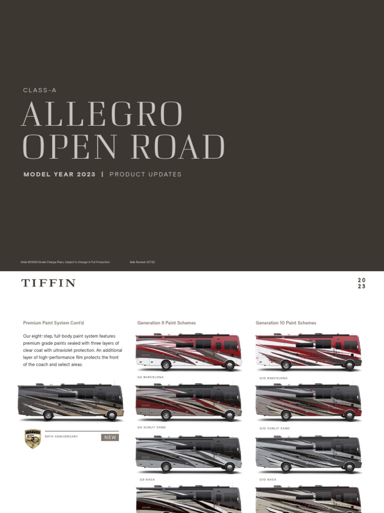 2022 09 01 MY23 OPEN ROAD Product Update Brochure | PDF | Motor Vehicle | Land Vehicles