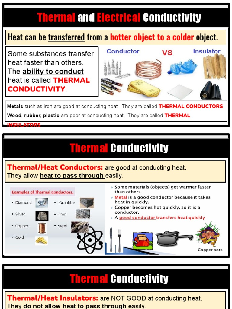 Lesson: Conductivity, Melting, Boiling and Evaporation (Grade 6) | PDF ...