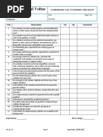 Safety Shower Checklist | PDF