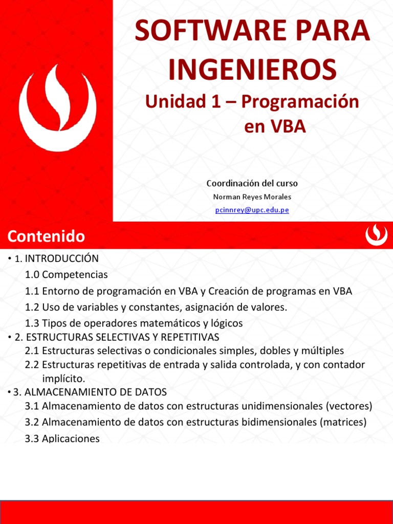 01 - 01 Programación en VBA | PDF | Visual Basic para Aplicaciones | Microsoft Excel