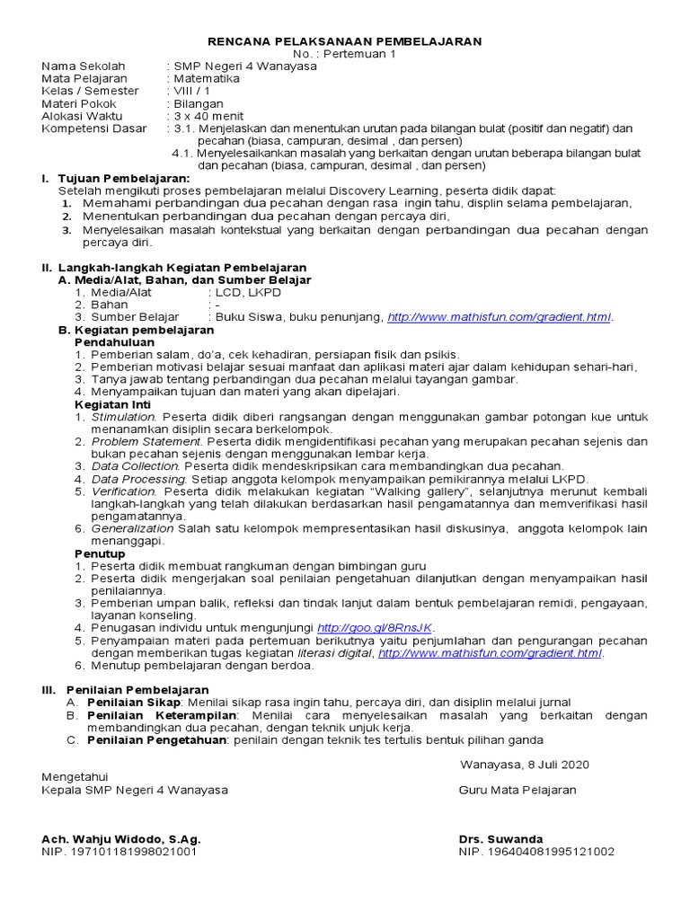 Pertemuan 4.membandingkan Bilangan Pecahan | PDF | Karier & Perkembangan