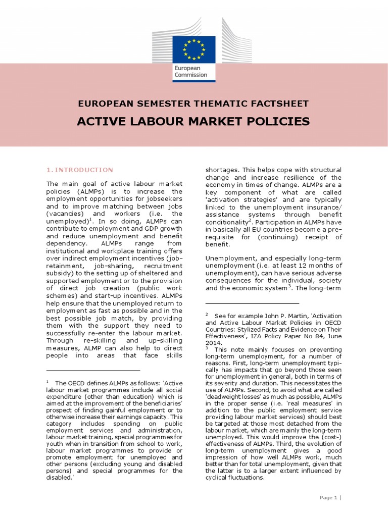 European Semester Thematic Factsheet Active Labour Market Policies en 0 ...