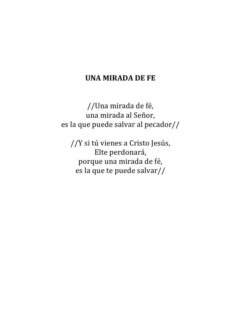 Una Mirada de Fe | PDF | Religión y espiritualidad