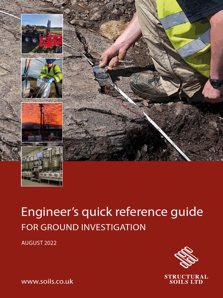 Structural Soils Engineer's Quick Reference Guide | PDF | Geotechnical Engineering | Soil