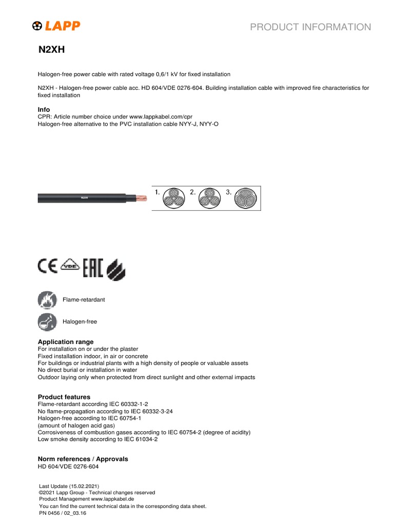 N2XH | PDF | Electromagnetism | Electrical Components