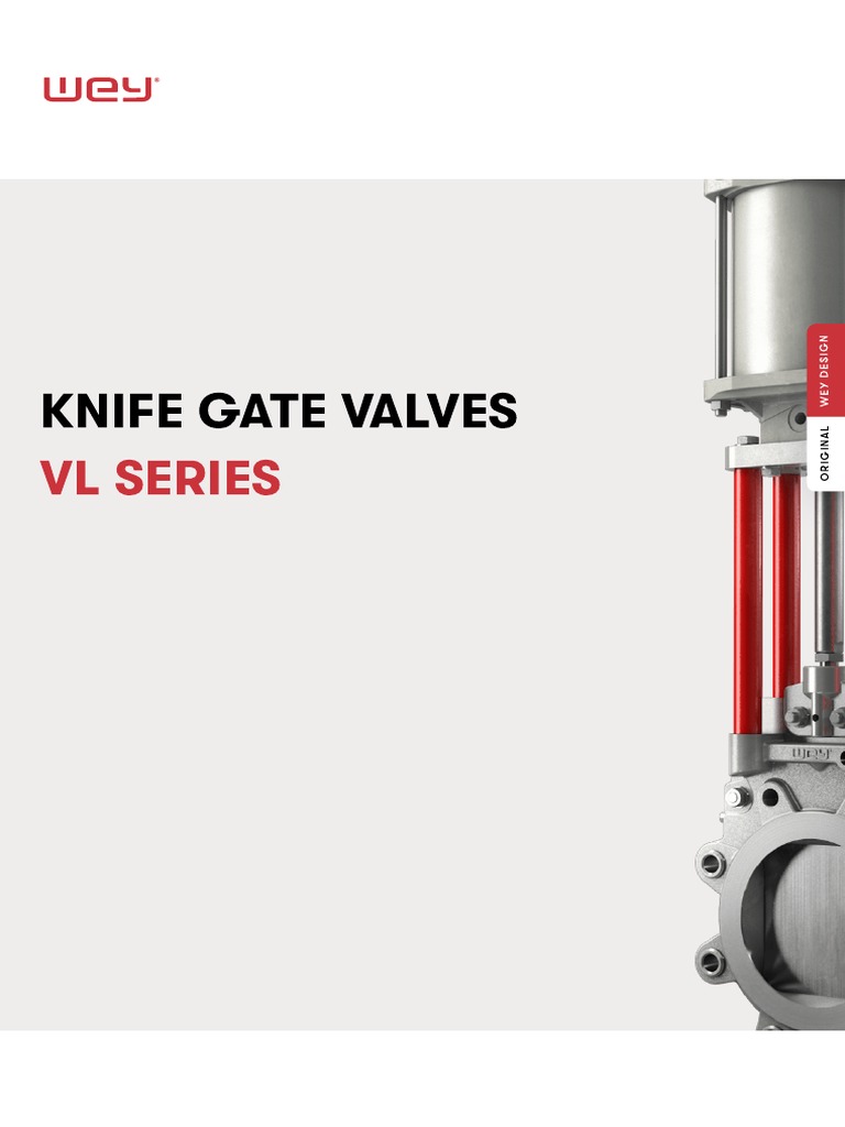 VL Series - Wey Knife Gate Valves-En | PDF | Valve | Actuator