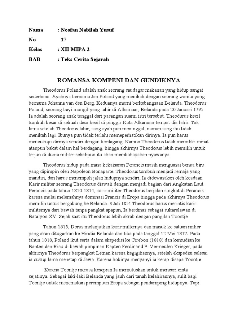 Absen 17 Neofan Romansa Kompeni Dan Gundiknya | PDF
