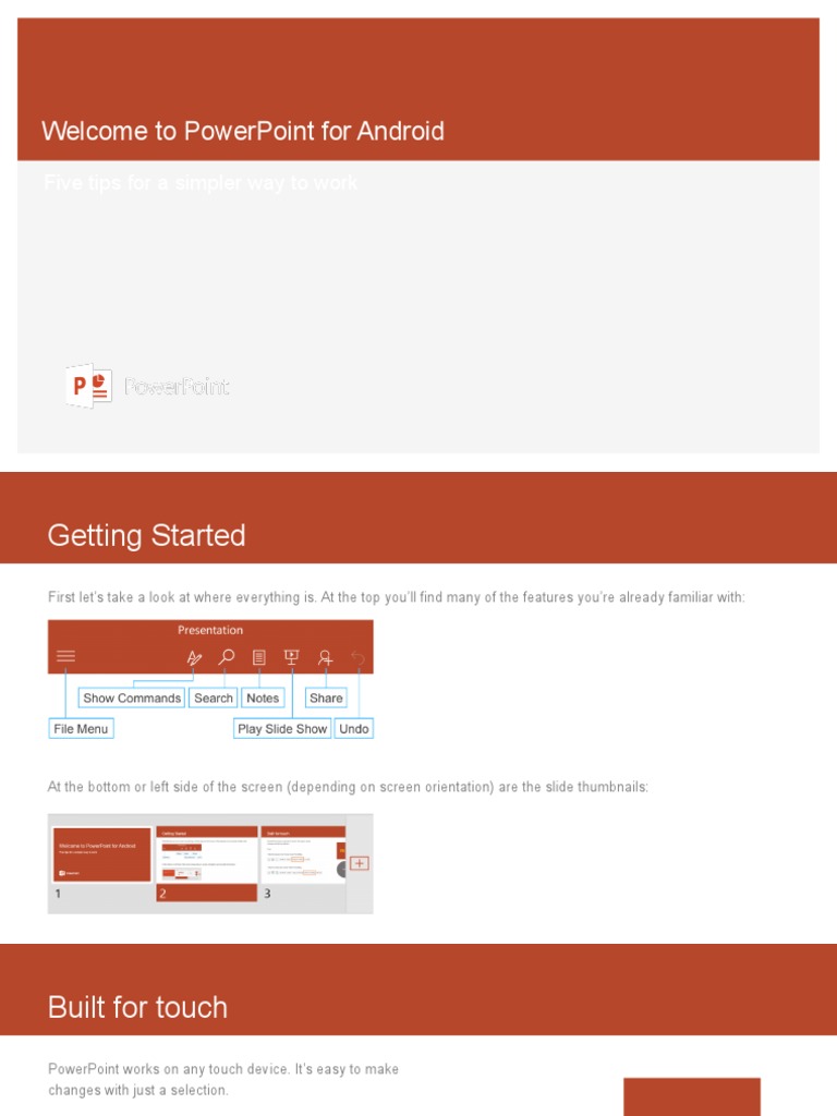 Welcome To Powerpoint For Android Five Tips For A Simpler Way To Work