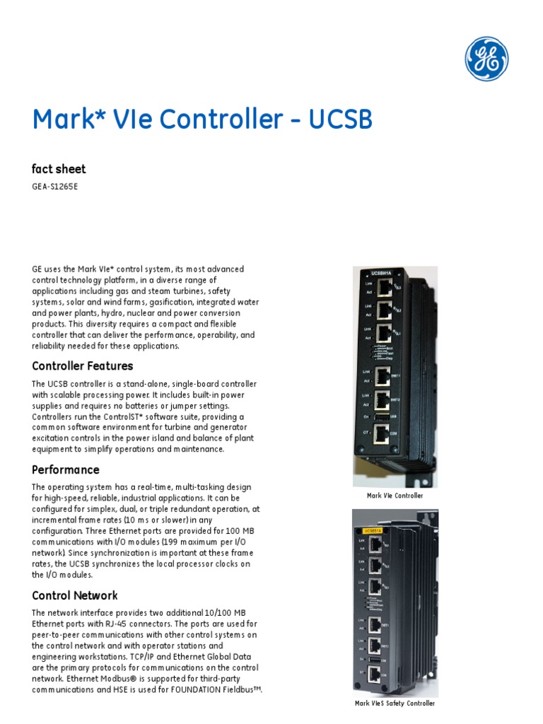 Gea S1265e | PDF | Computer Network | Programmable Logic Controller