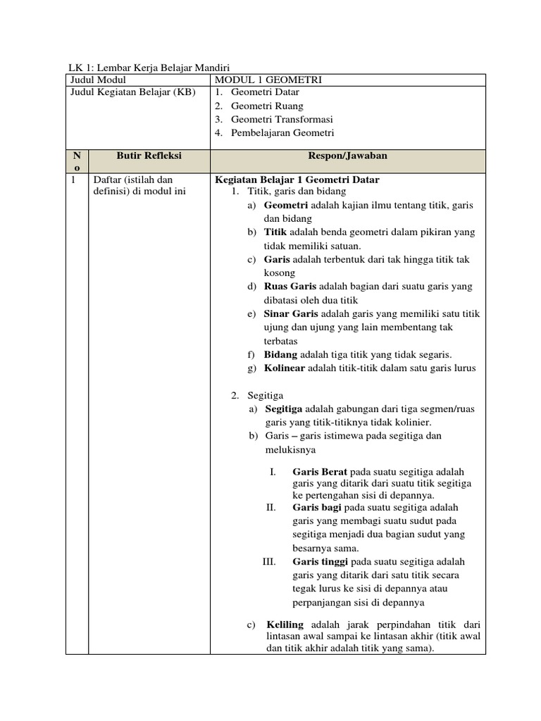LK 1.1 Modul 1-6 Profesional | PDF
