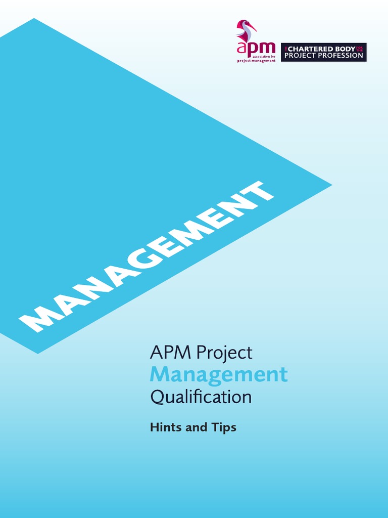 APM Project Management Qualification Hints and Tips 2021 v1 | Download ...