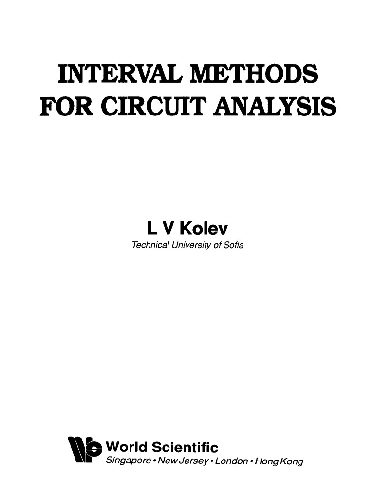 (Advanced Series On Circuits and Systems 1) L. V. Kolev - Interval Methods For Circuit Analysis ...