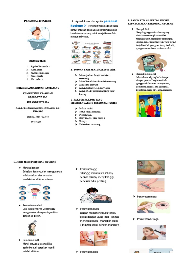 LEAFLET Personal Hygiene | PDF