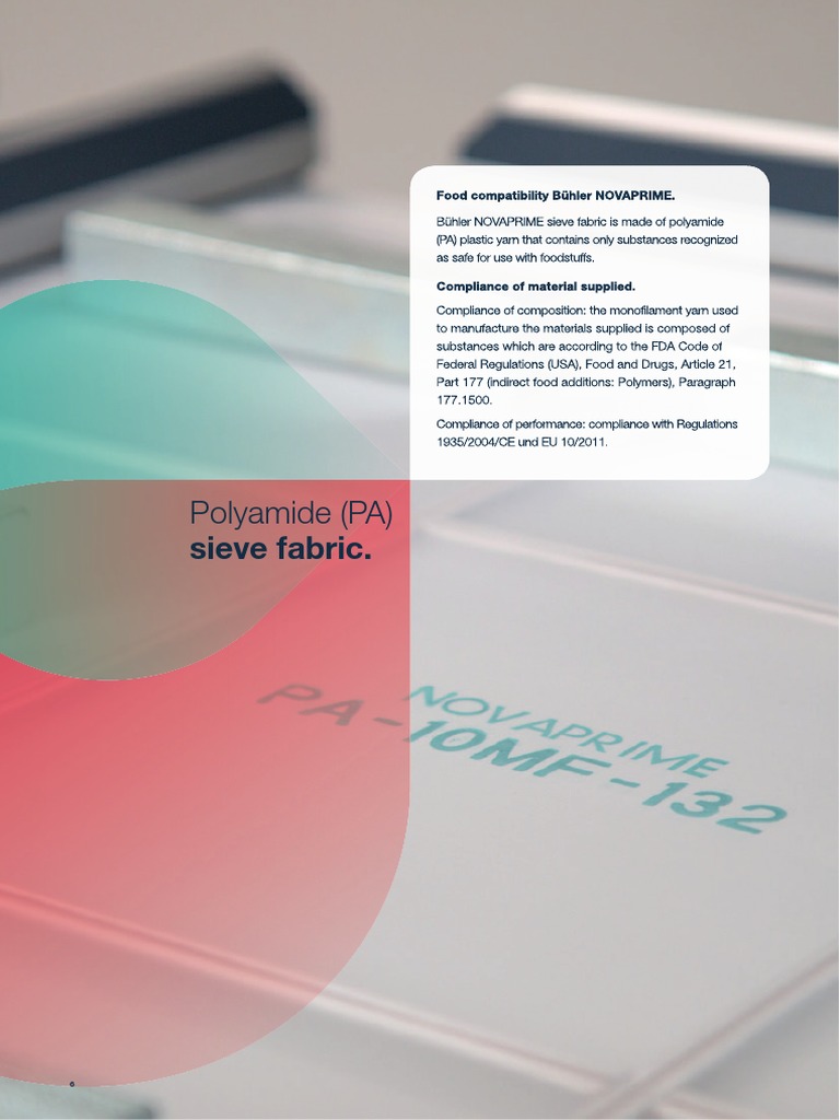 Novaprime-Catalogue - MANTA FILTRO - BUHLER | PDF | Textiles | Plastic