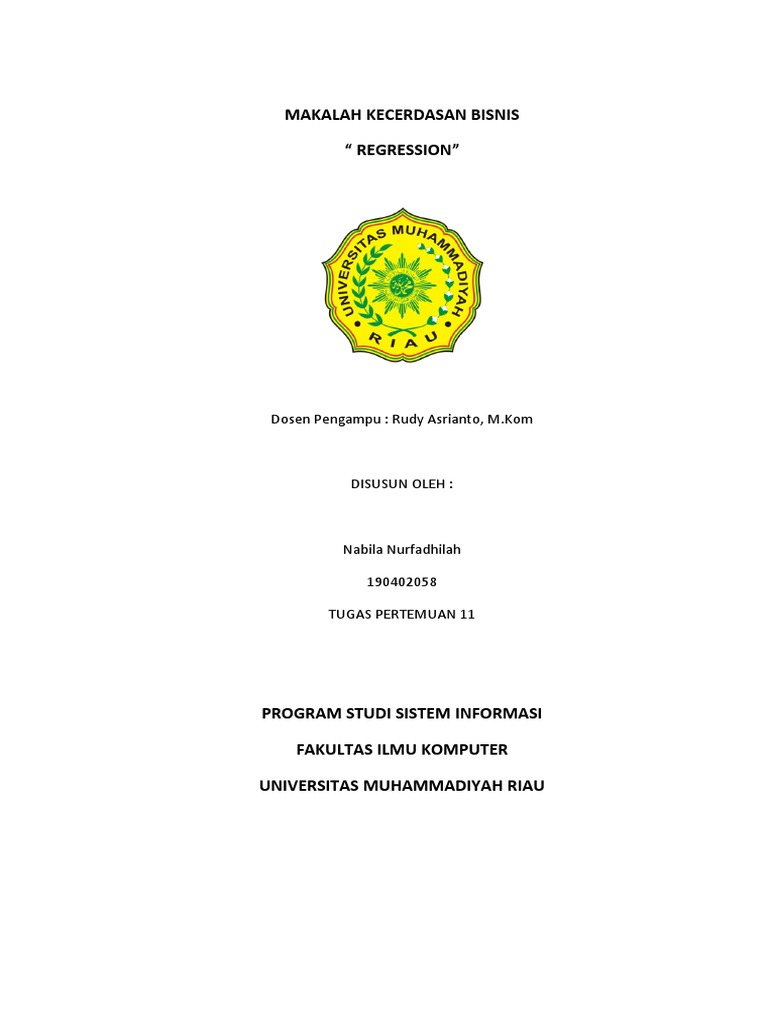 Makalah Kecerdasan Bisnis | PDF
