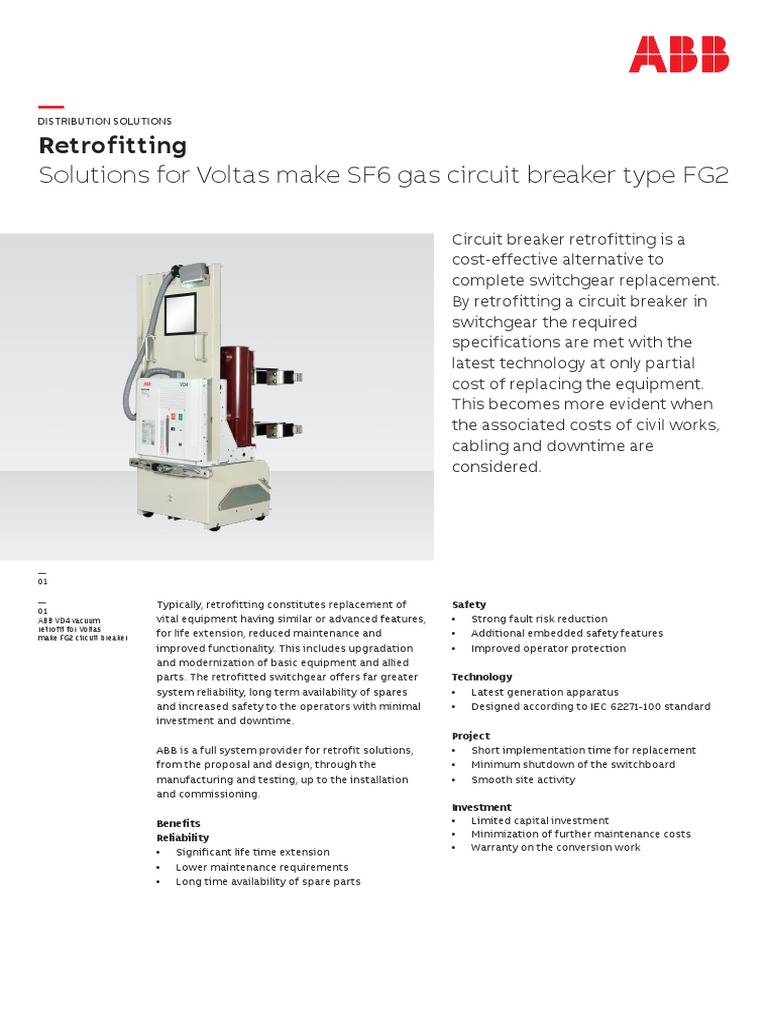 Voltas CB Retrofit-Technical Flyer | PDF | Reliability Engineering ...