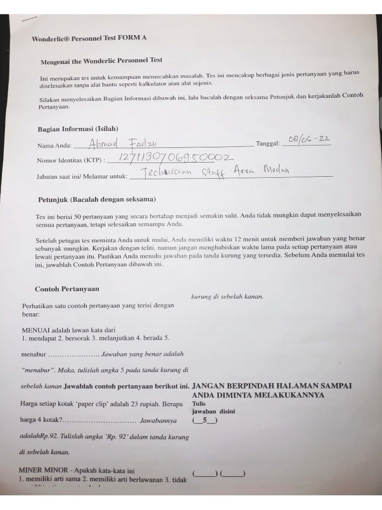 Test WPT | PDF