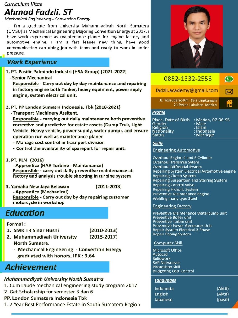 CV Terbaru PAMA | PDF