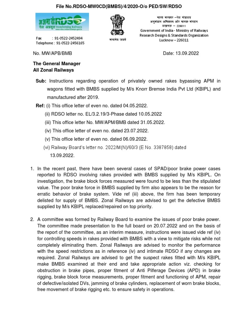 Byapssing APM and Other Instuctions | PDF