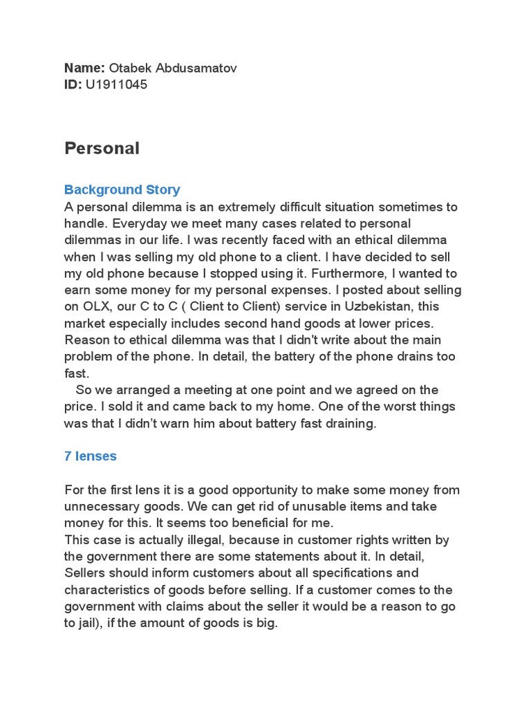 Business Ethics Project | PDF | Enron | Accounting