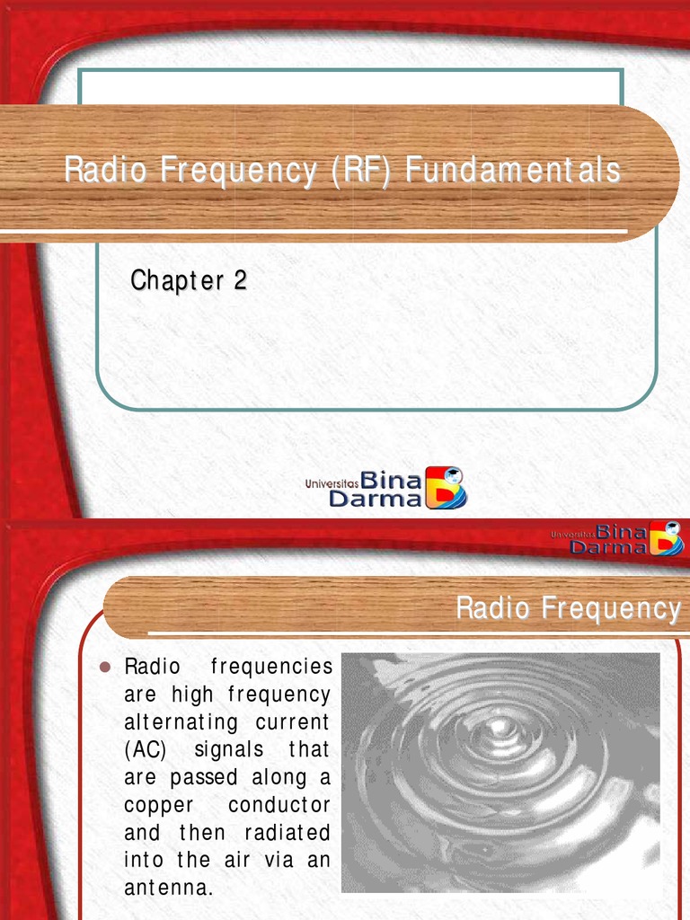 Radio Frequency RF Fundamentals | PDF