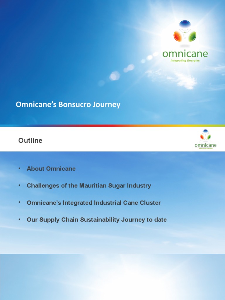 Omnicane's Sustainable Sugar Journey | PDF