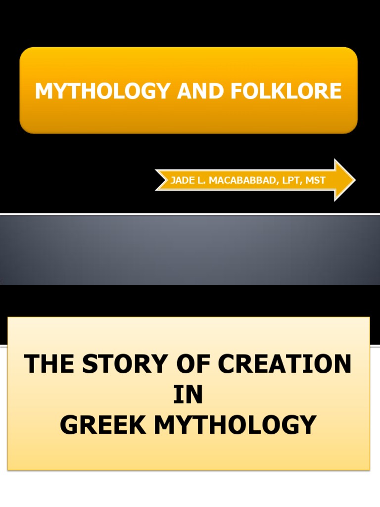 Greek Creation Myth: Chaos to Titans | PDF | Greek Deities ...