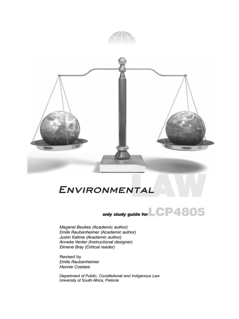 Study Guide | PDF | Environmental Law | Learning