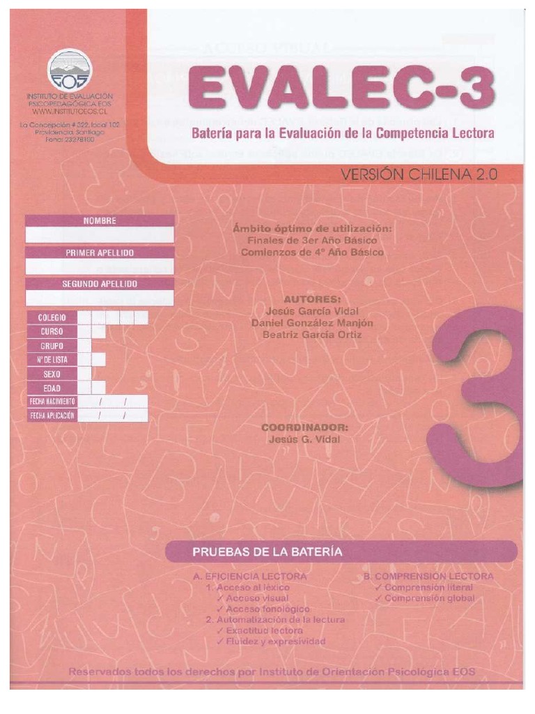 Evalec 3 | PDF