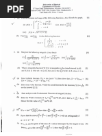 Calculus 1 Past Papers | PDF