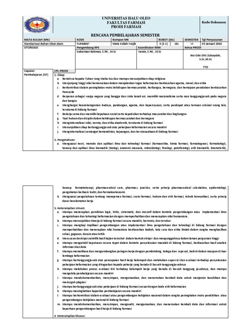 Far66047 Standarisasi Bahan Obat Alam | PDF