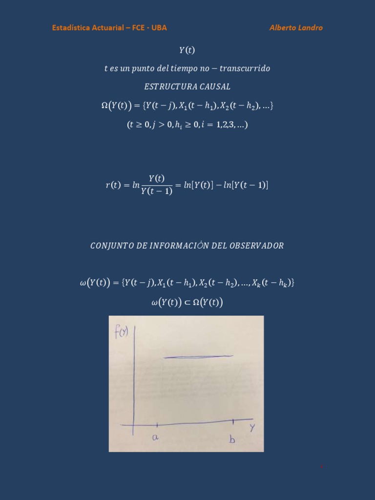 Estadística Actuarial por Alberto Landro | PDF | Variable aleatoria ...