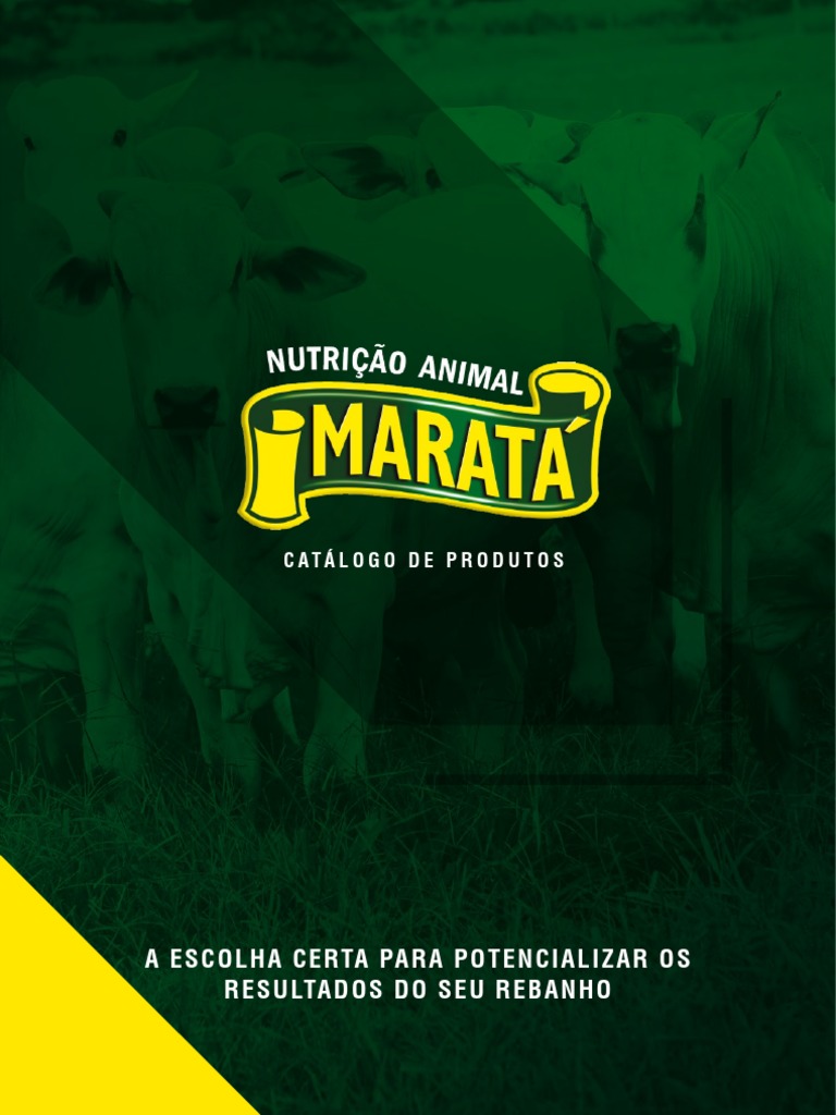 Catálogo de Produtos Maratá Nutrição Animal | PDF | Cálcio | Vitamina D
