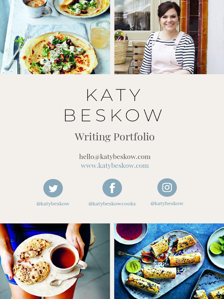 Katy Beskow Writing Portfolio Compressed | PDF | Recipe | Veganism