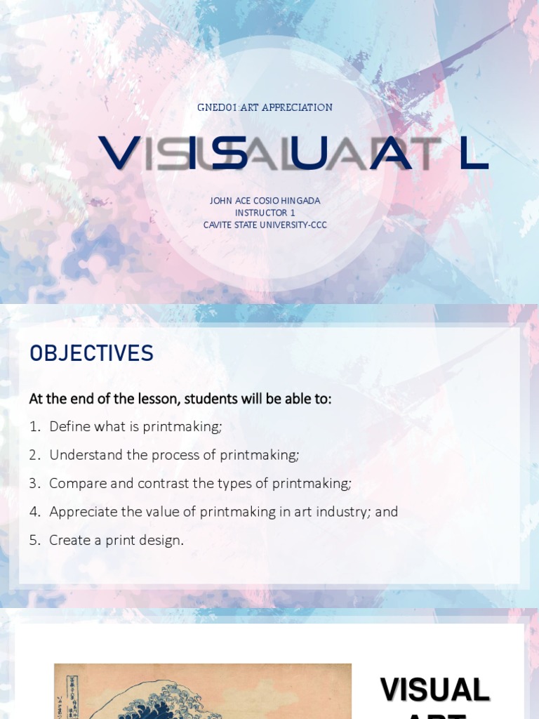 ARTS Lesson4.6 Printmaking | PDF | Printmaking | Lithography