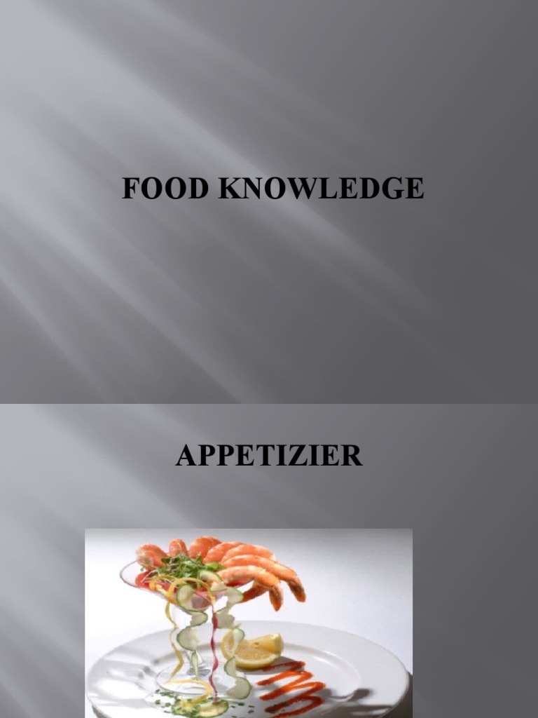 Food Knowledge | PDF